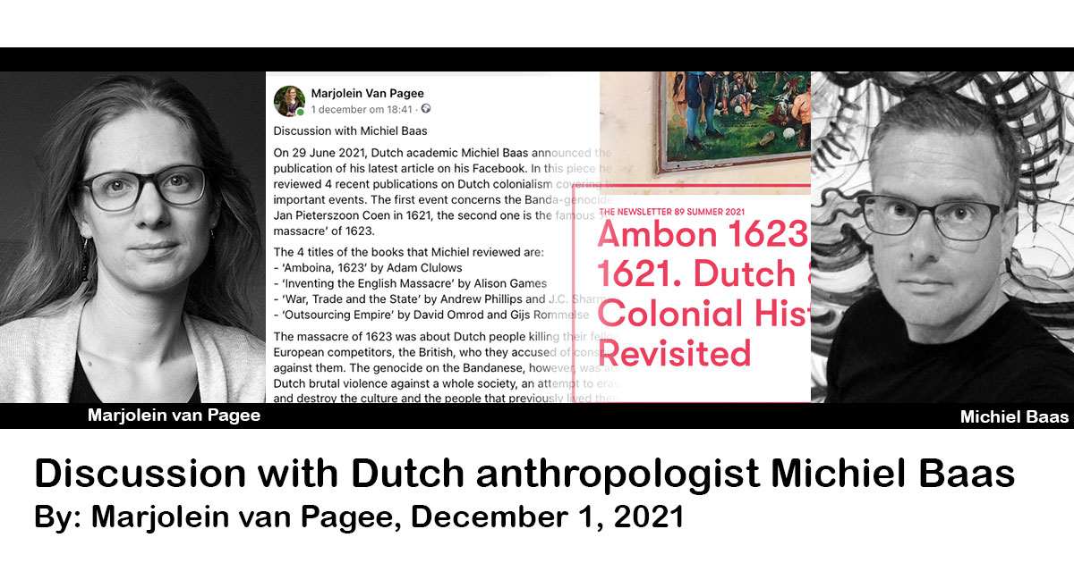 Discussion with Dutch anthropologist Michiel Baas – Histori Bersama
