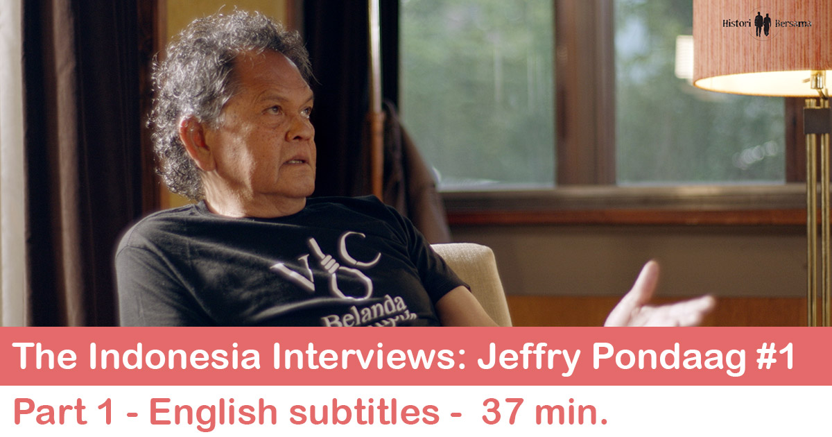 The Indonesia Interviews: Jeffry Pondaag part I – Histori Bersama